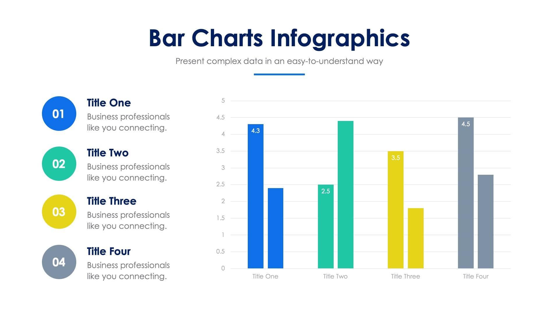 Bar Charts Slide Infographic Template S01282209 | Infografolio