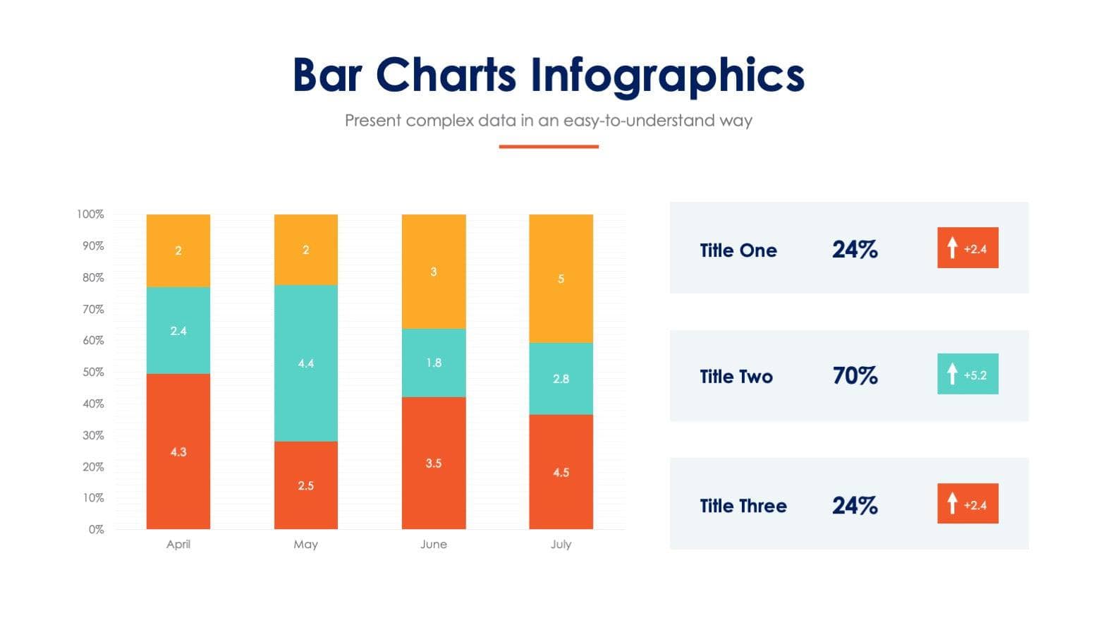 Bar Charts Slide Infographic Template S01302223 | Infografolio