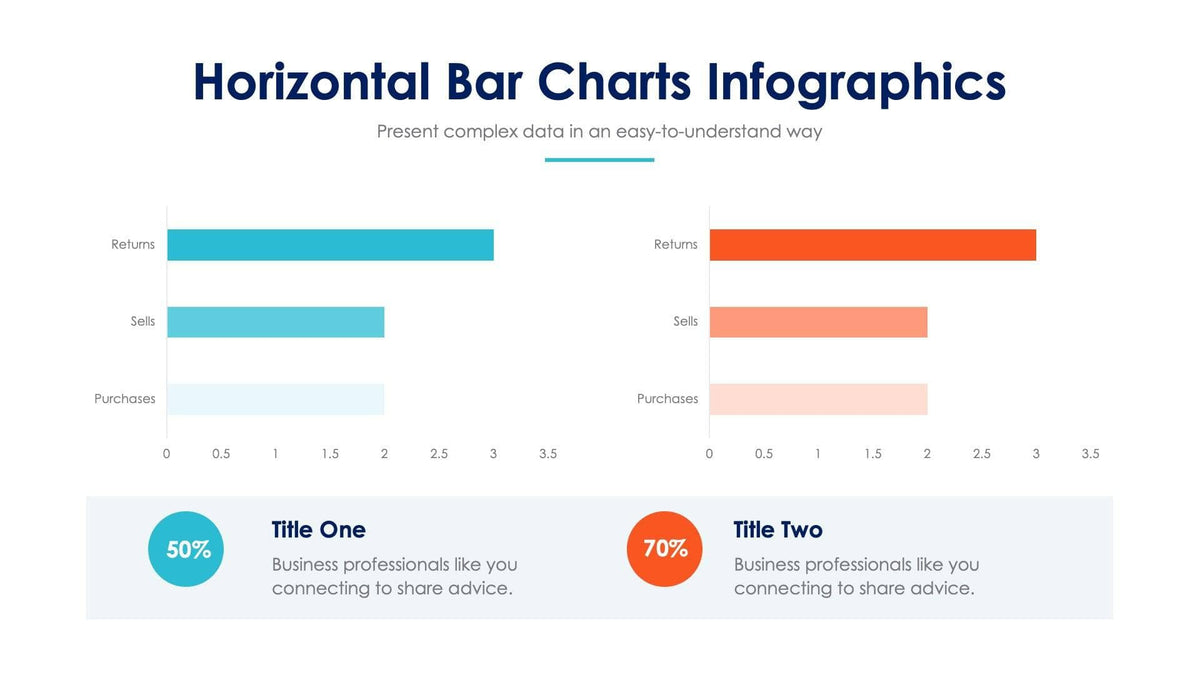 Horizontal Bar Charts Slide Infographic Template S02032201 – Infografolio