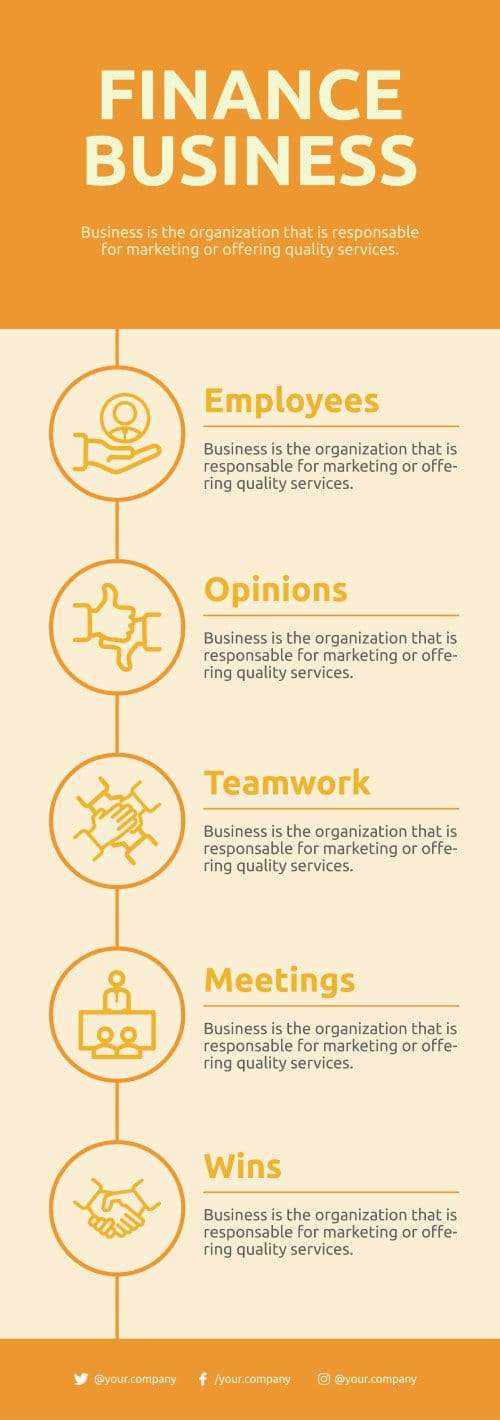 Violet and Yellow Annual Finance Report Infographic Template | Infografolio