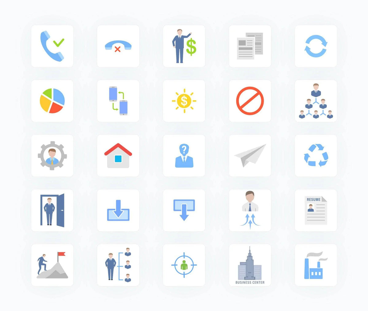 Business Flat Vector Icons S02142201 – Infografolio