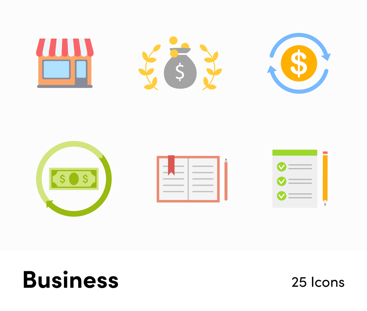 Business Flat Vector Icons S02142203 – Infografolio