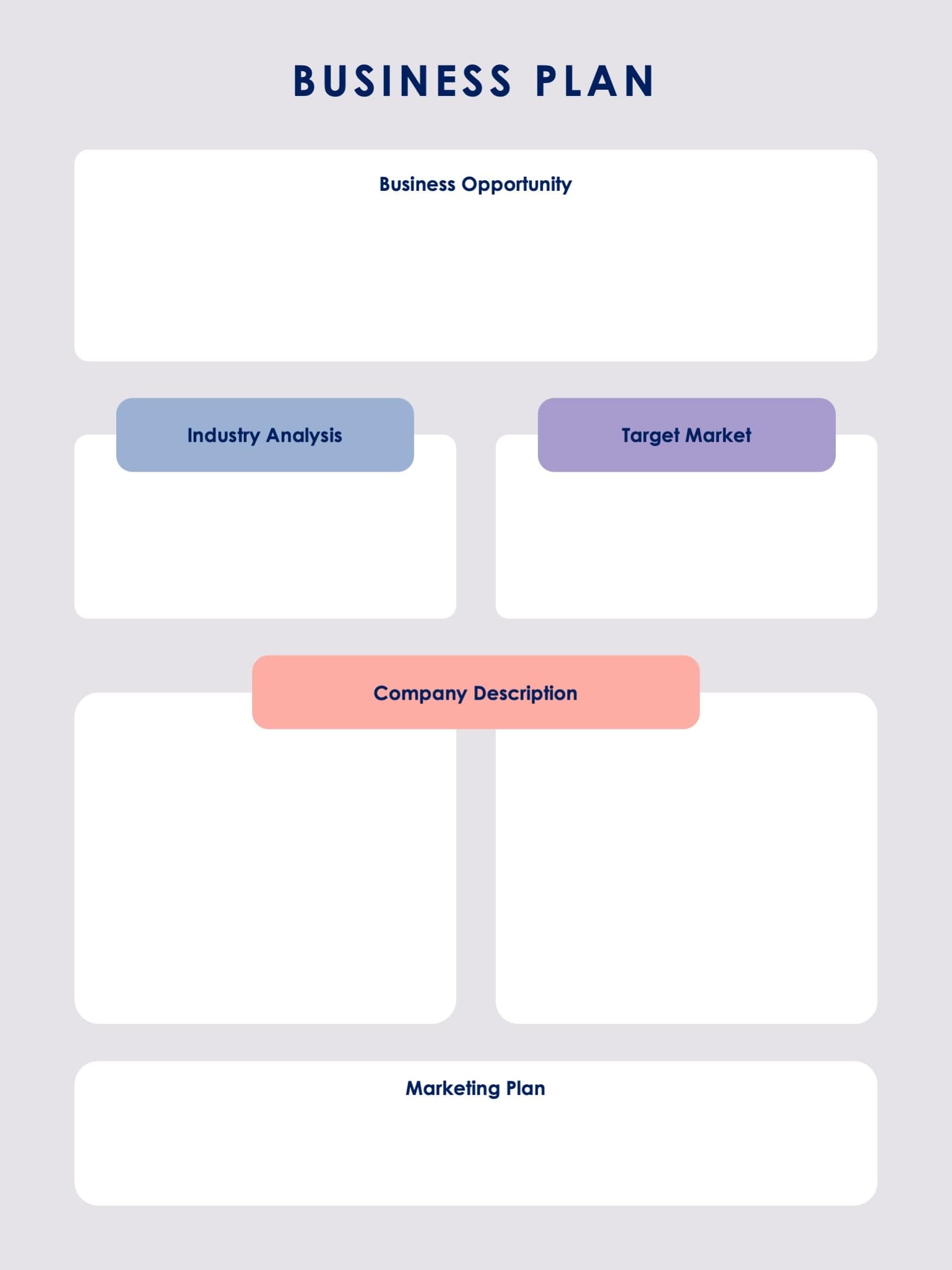 Business Plan Template S09082209 | Infografolio