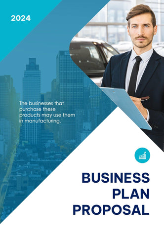 Cetacean Blue Business Proposal Template – Infografolio