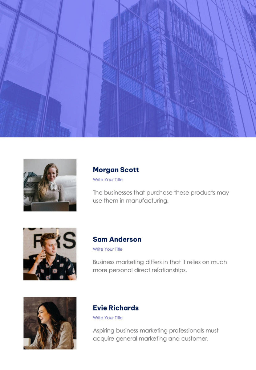 Iris Business Proposal Template – Infografolio