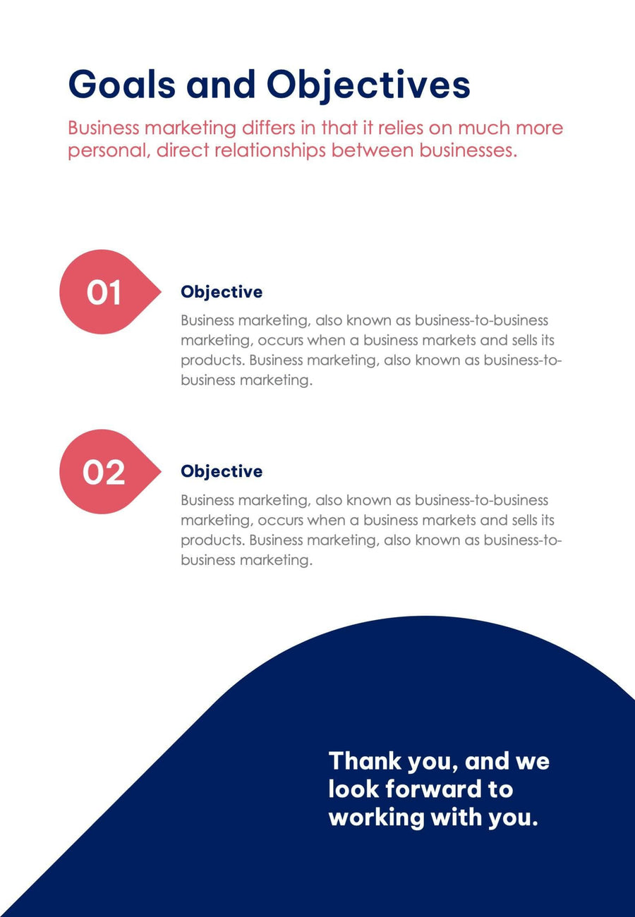 Navy Blue Business Proposal Template | Infografolio
