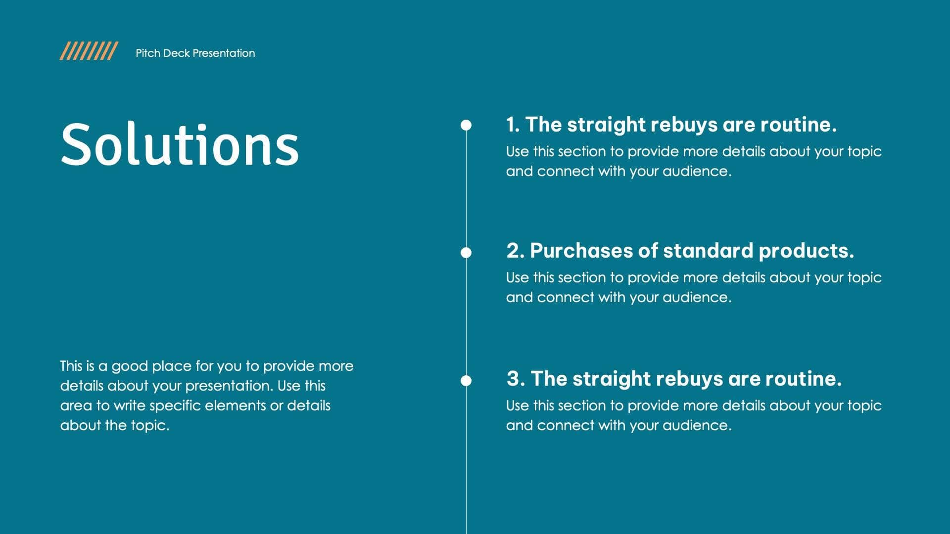 Orange Teal Blue Simple and Professional Presentation Business Proposa | Infografolio