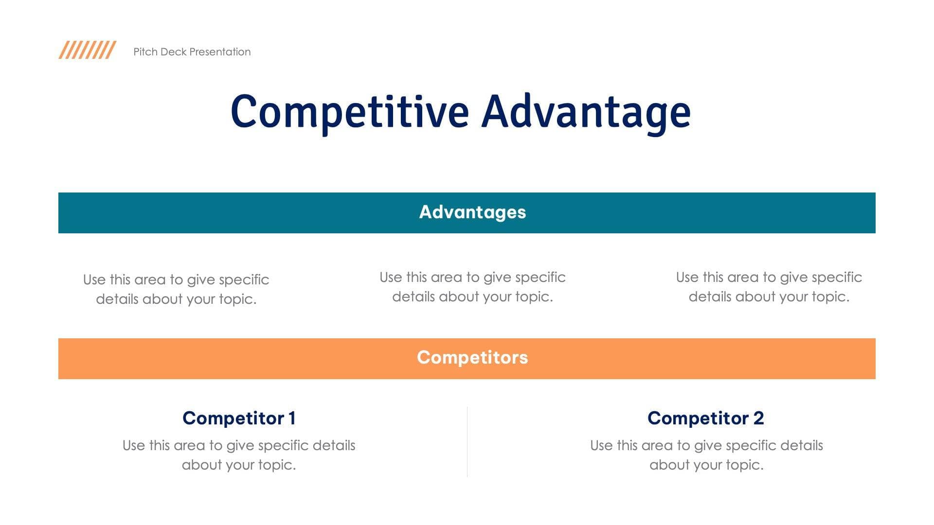 Orange Teal Blue Simple and Professional Presentation Business Proposa | Infografolio