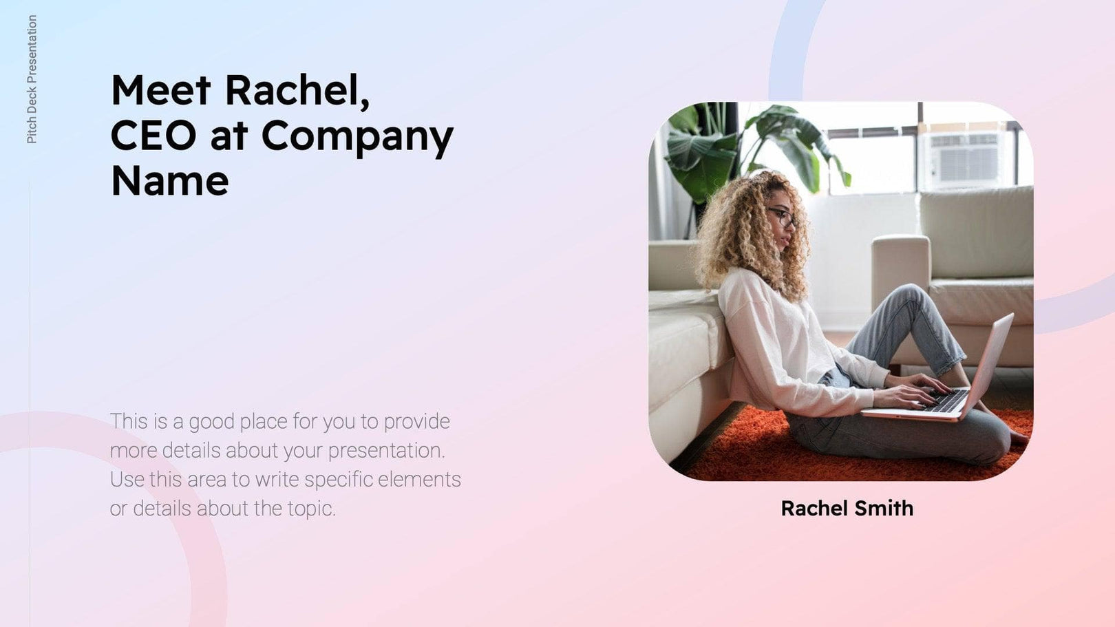 Buyer Persona Red and Blue Slide Template S11012201 – Infografolio