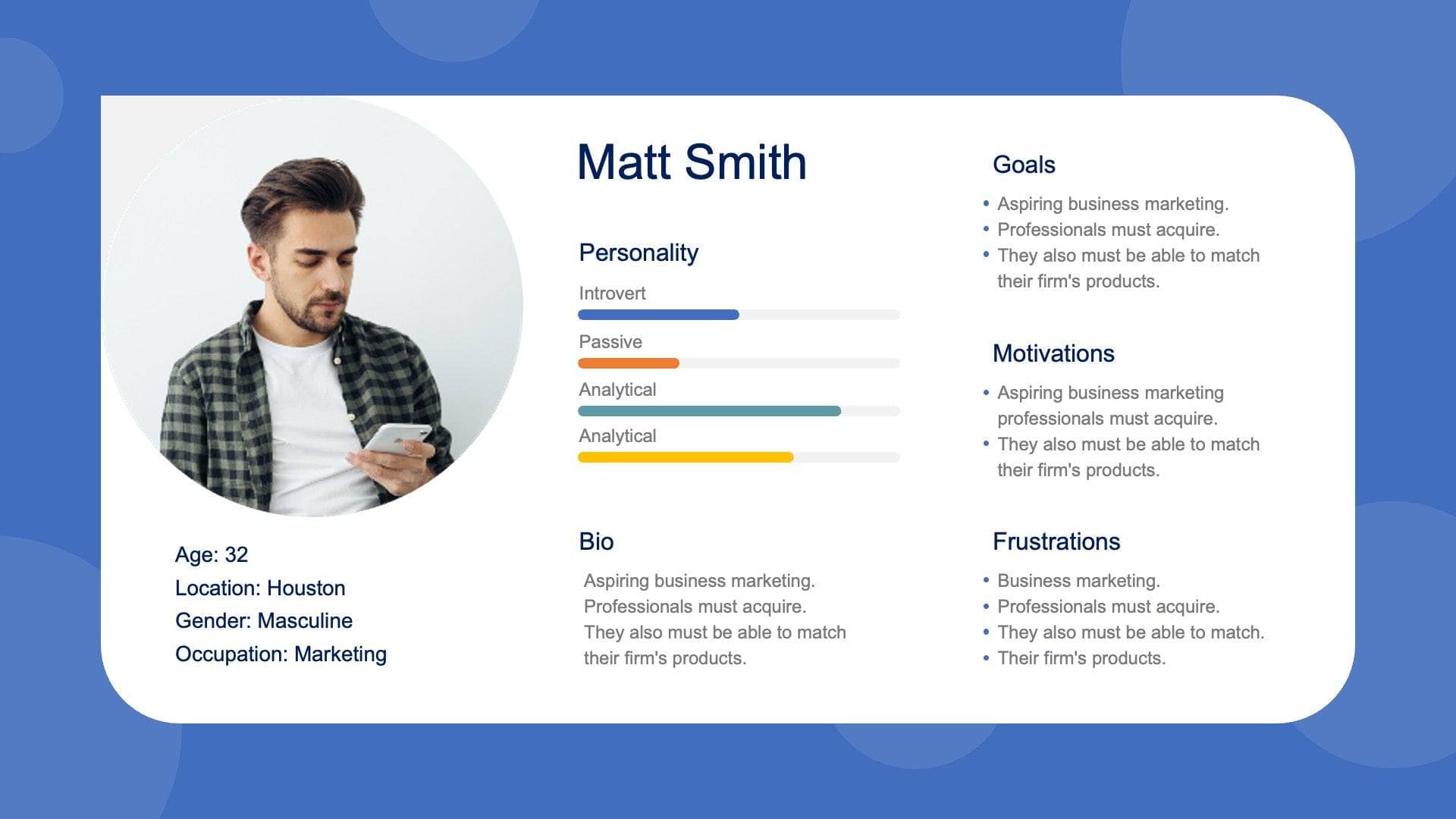 Buyer Persona Slide Template S11162204 | Infografolio