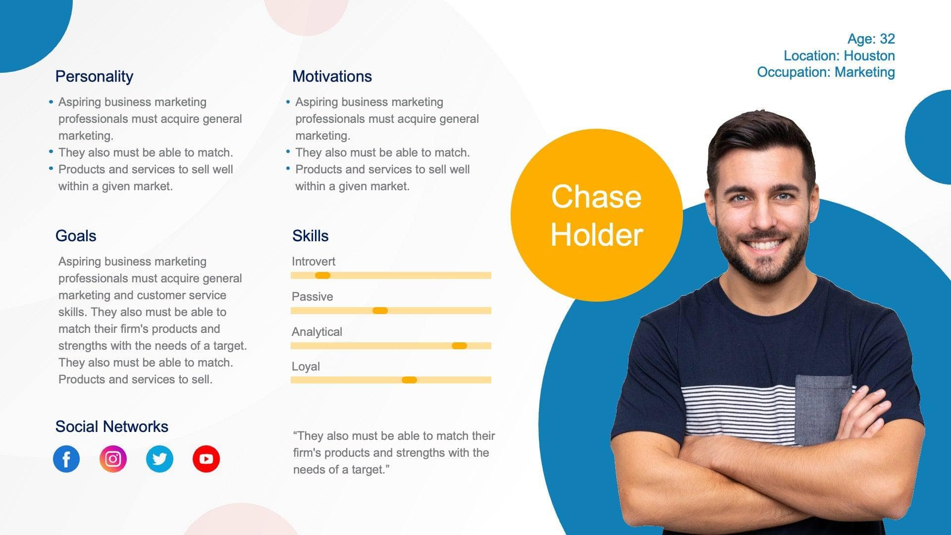 Buyer Persona Slide Template S11162211 | Infografolio