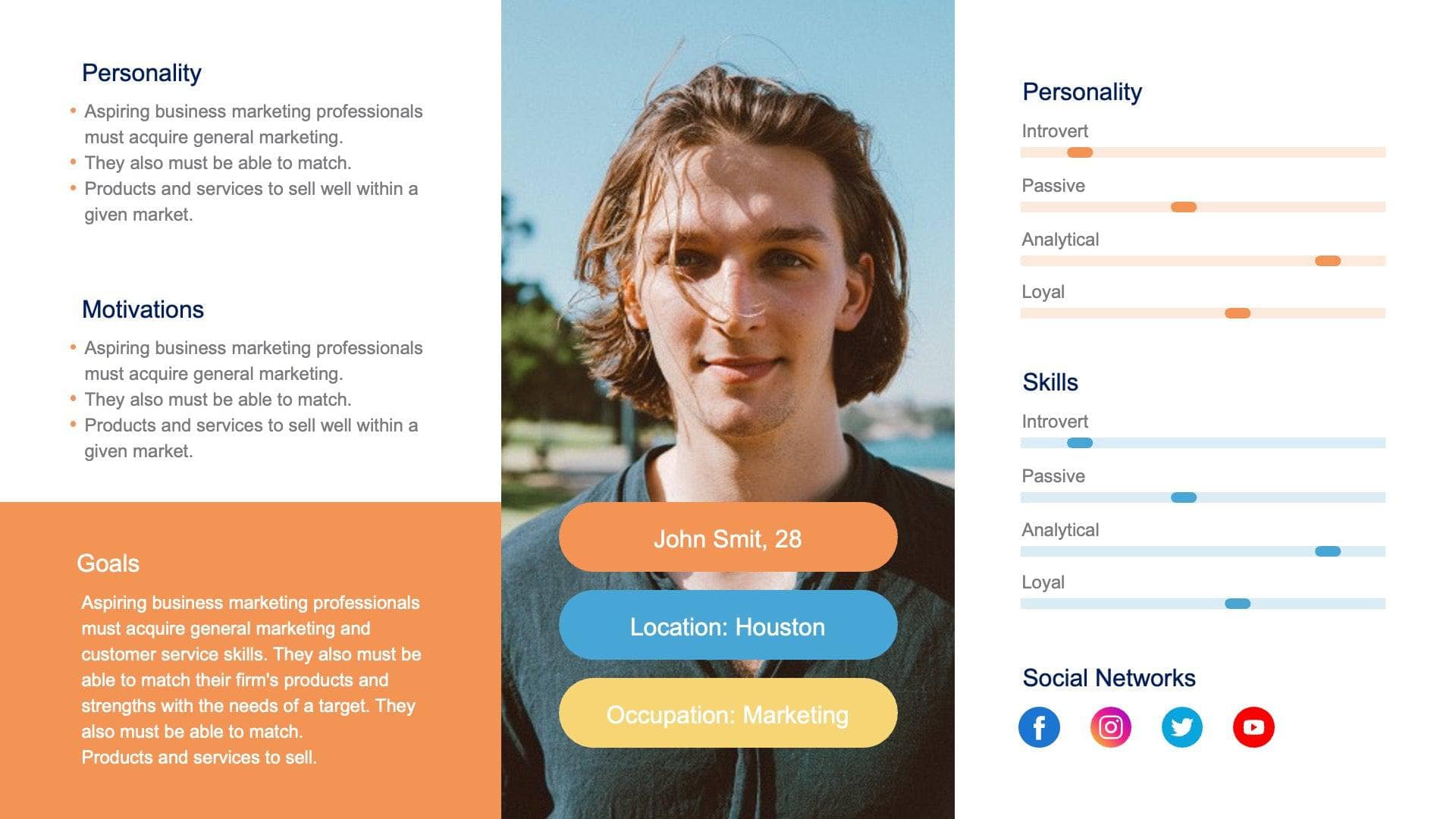 Buyer Persona Slide Template S11162220 | Infografolio