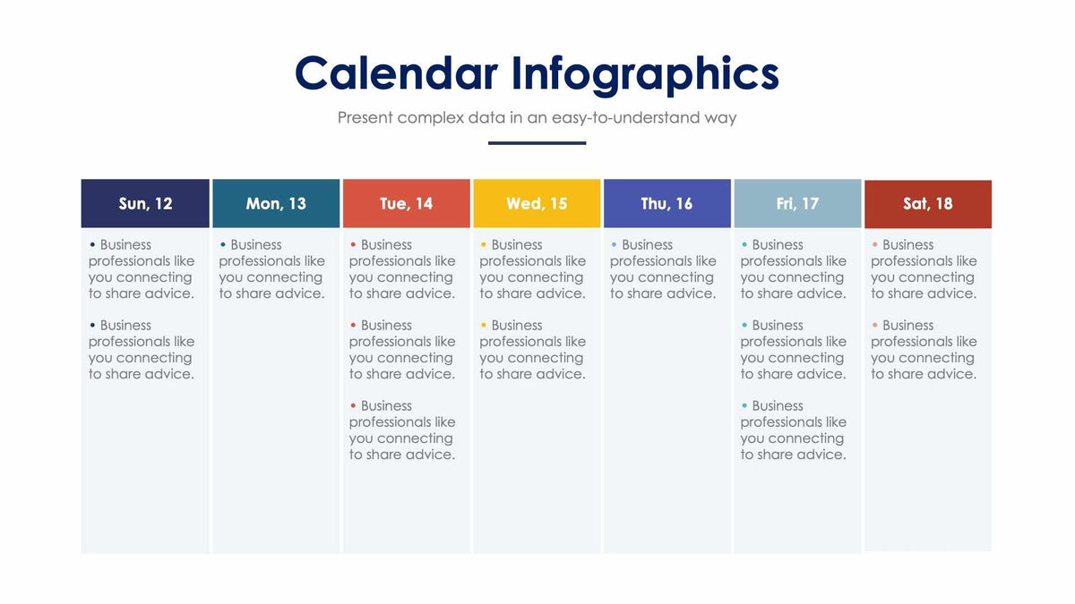 Calendar Slide Infographic Template S01142204 – Infografolio