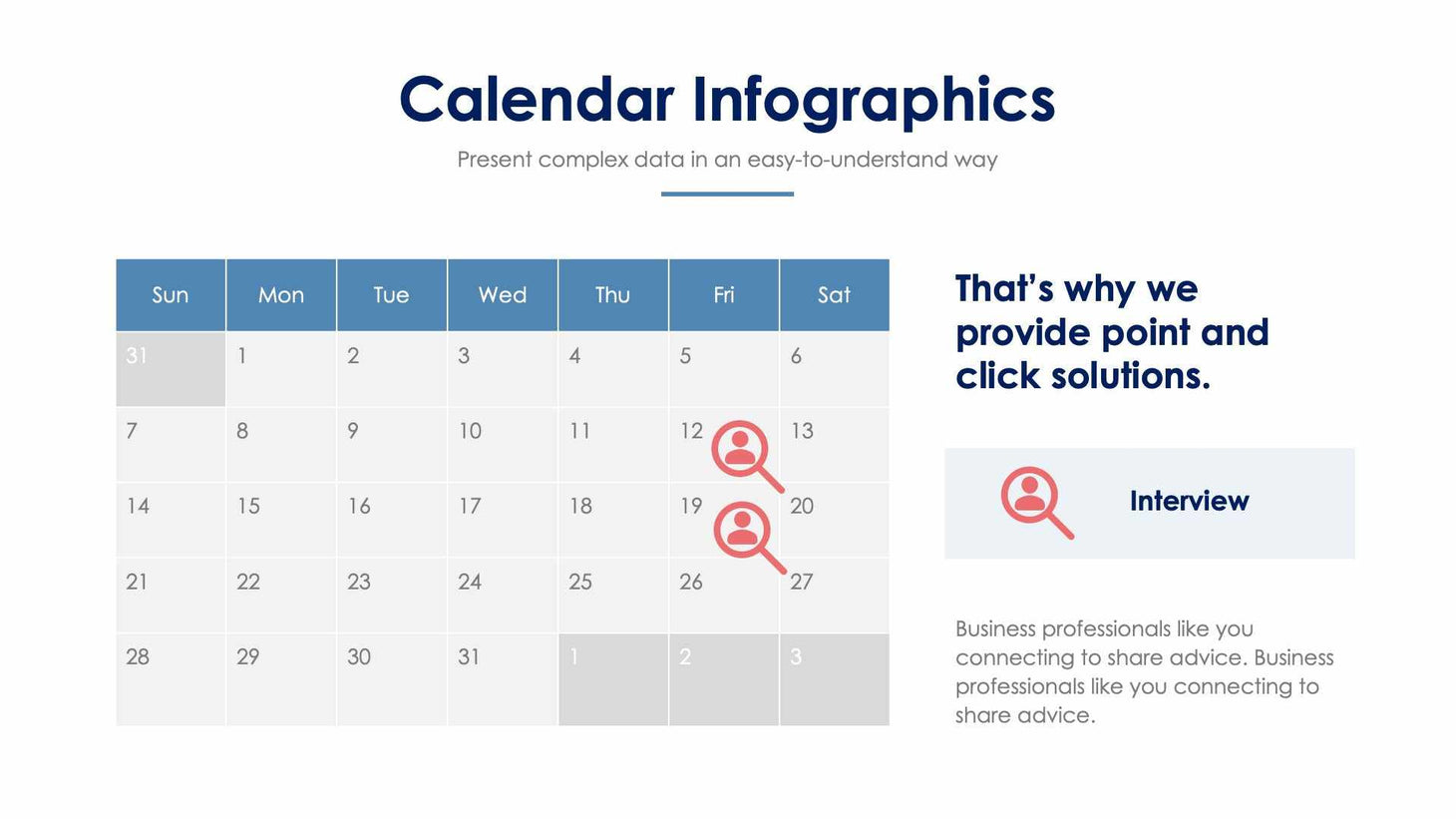 Calendar Slide Infographic Template S01142212 – Infografolio