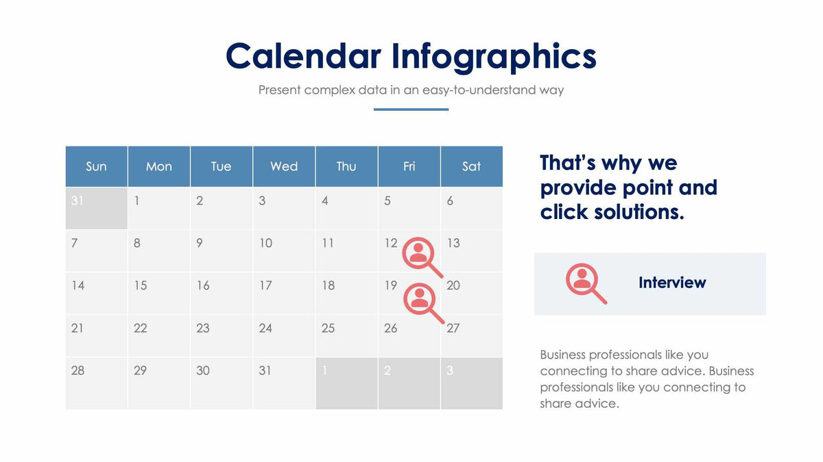 Calendar Slide Infographic Template S01142212 – Infografolio