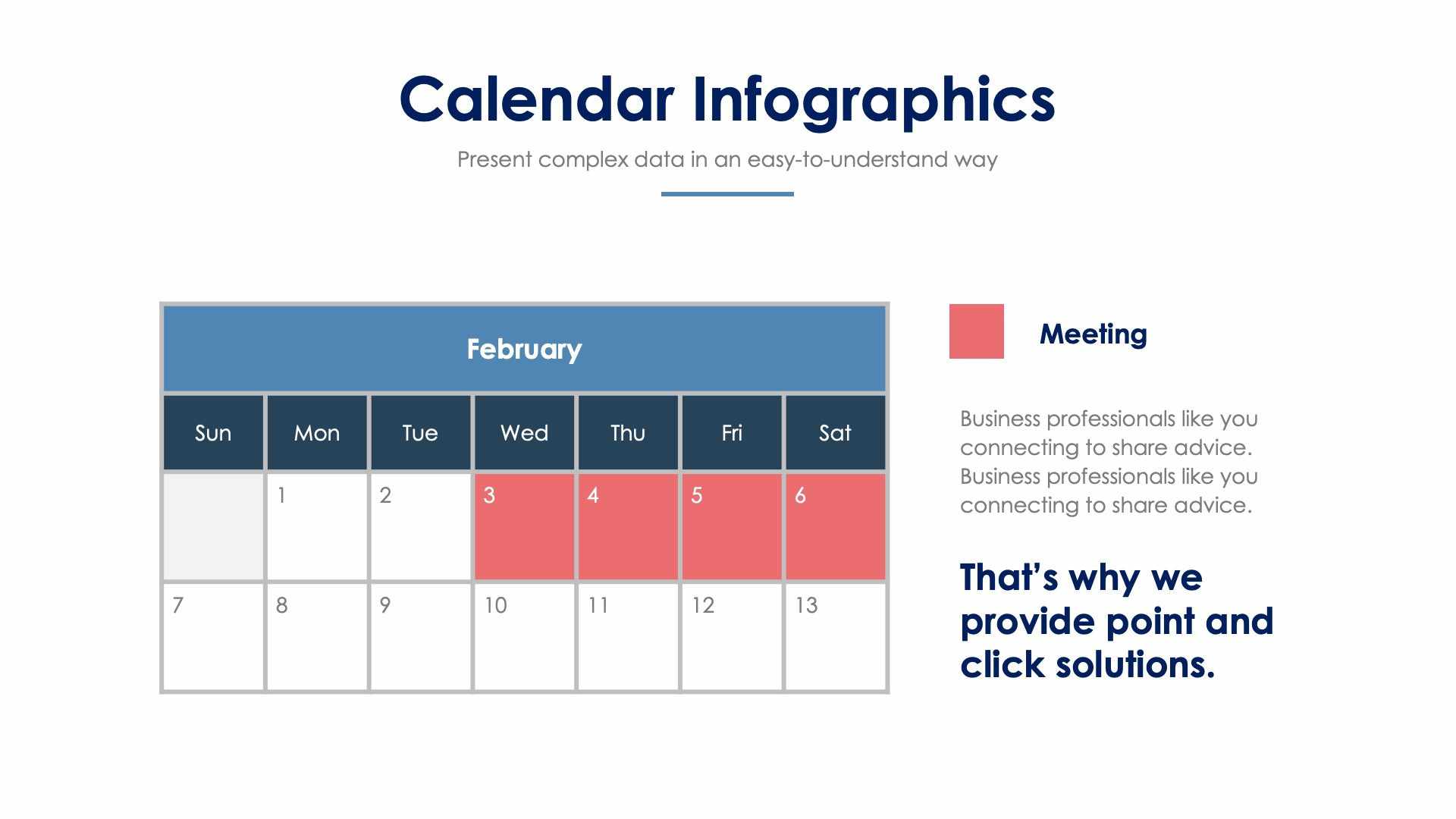Calendar Slide Infographic Template S01142214 | Infografolio