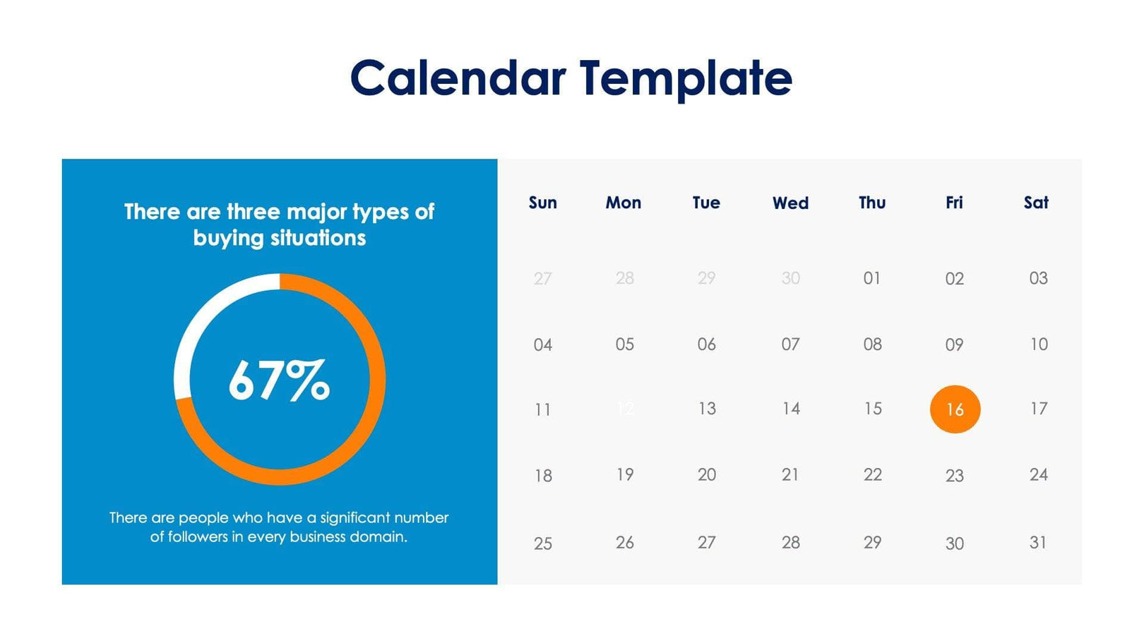 Calendar Slide Template S11012215 – Infografolio
