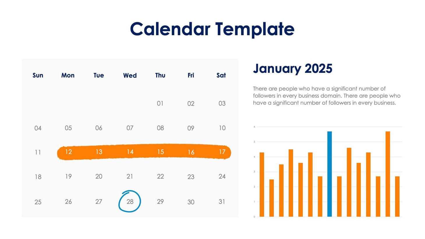 Calendar Slide Template S11012220 – Infografolio