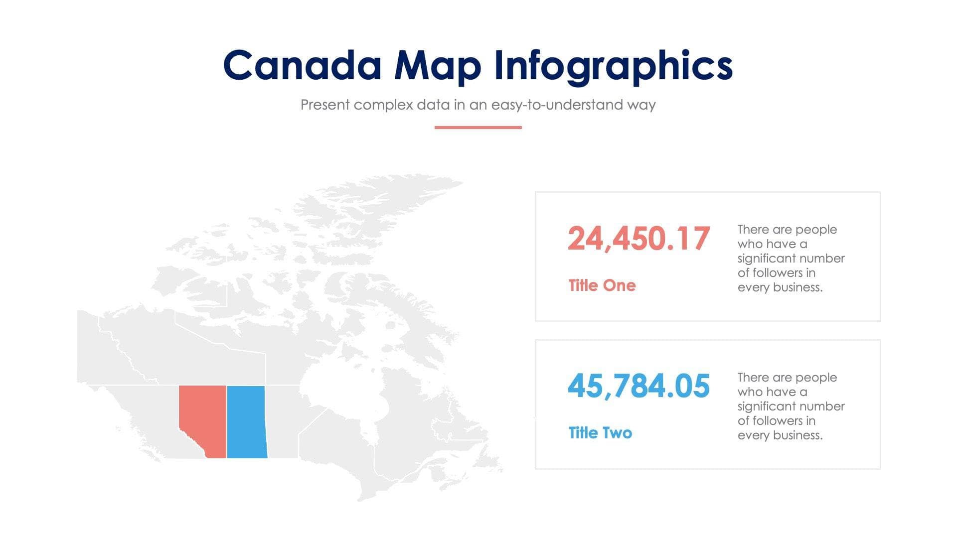 Canada Map Slide Infographic Template S07222202 | Infografolio
