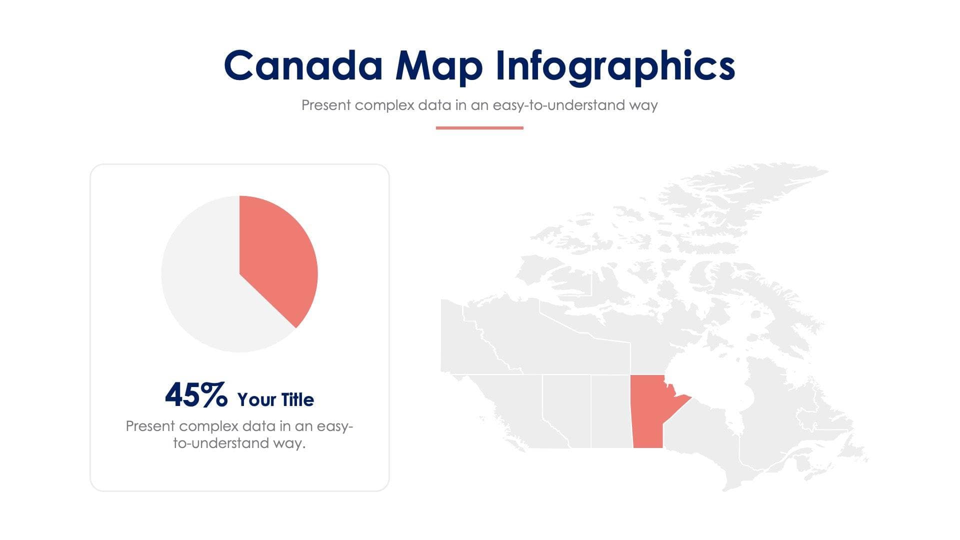 Canada Map Slide Infographic Template S07222206 | Infografolio