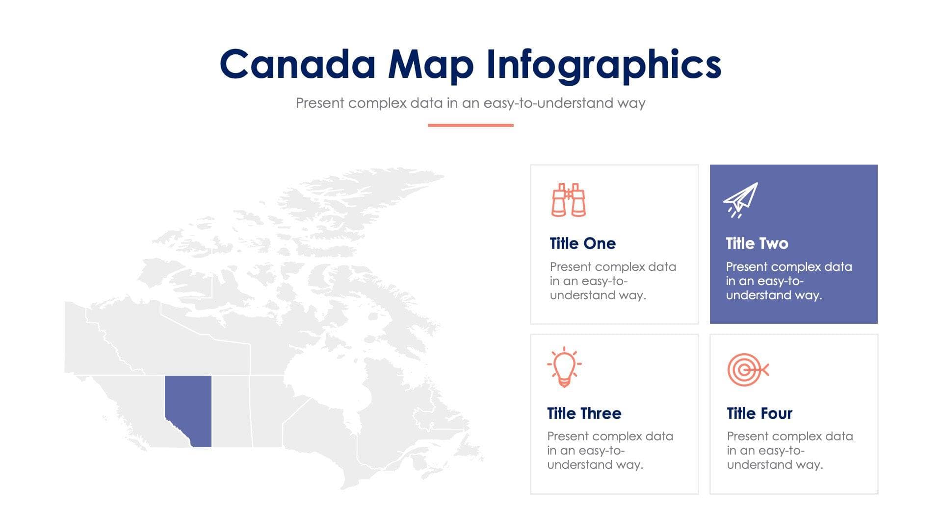 Canada Map Slide Infographic Template S07222213 | Infografolio