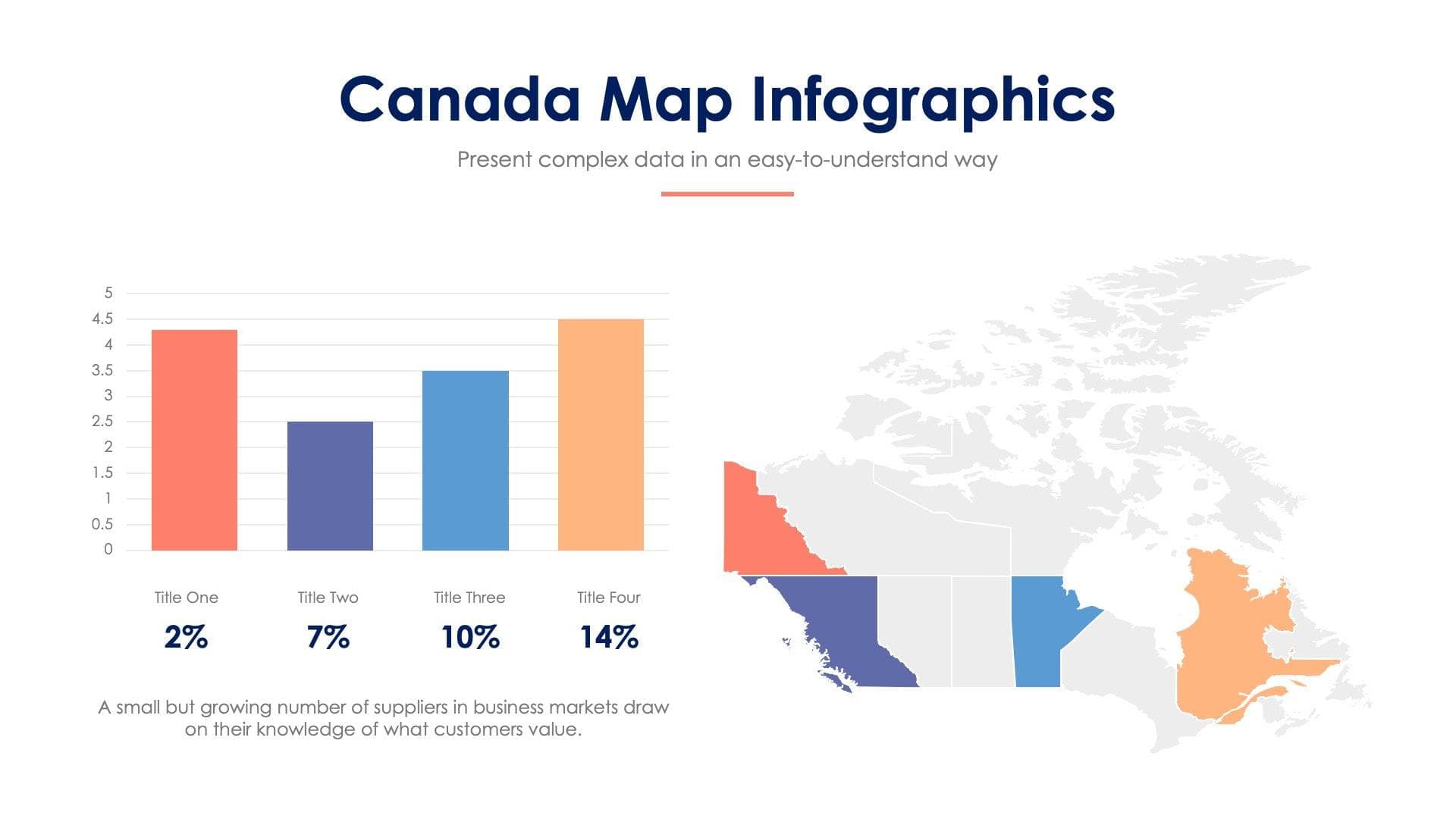 Canada Map Slide Infographic Template S07222215 | Infografolio