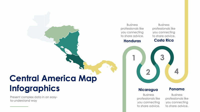 Central America Map Slides – Infografolio