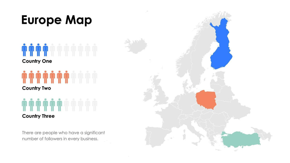 Europe Map Infographic Slide Template S11032204 – Infografolio