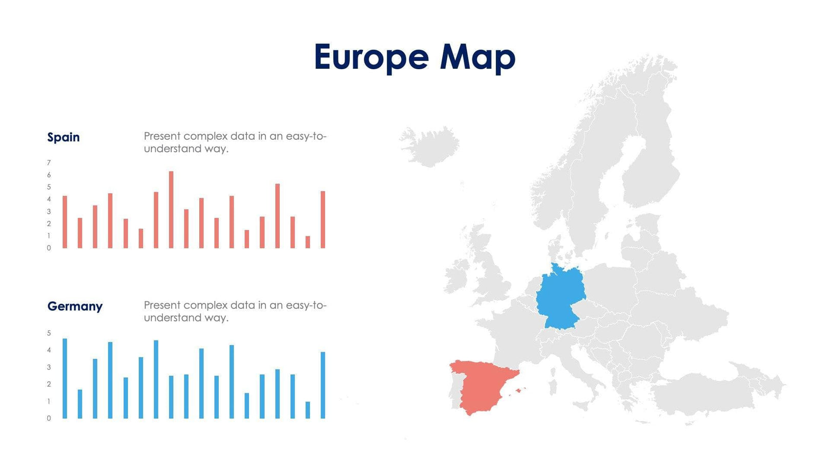 Europe Map Infographic Slide Template S11032215 – Infografolio