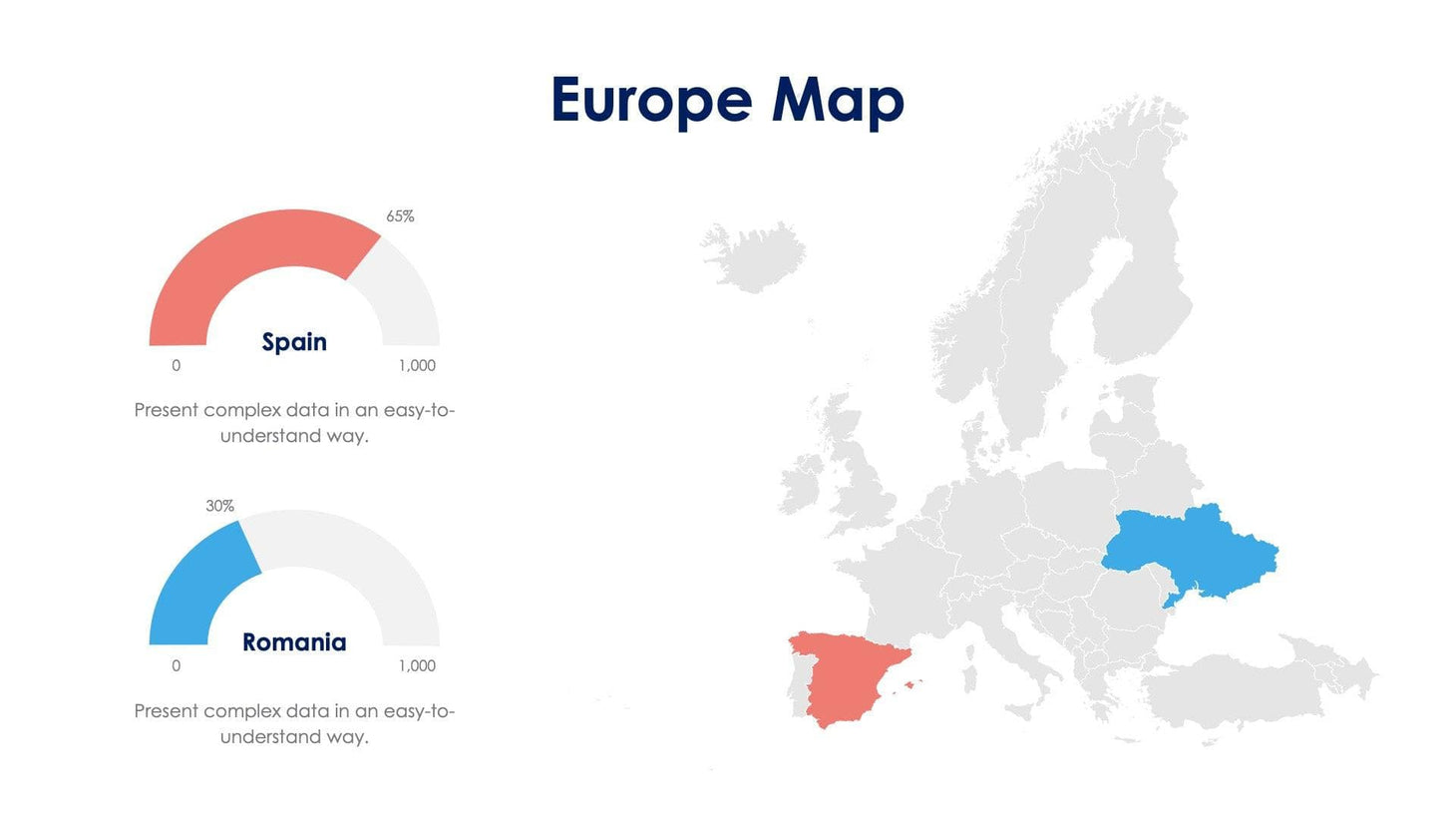 Europe Map Infographic Slide Template S11032220 – Infografolio