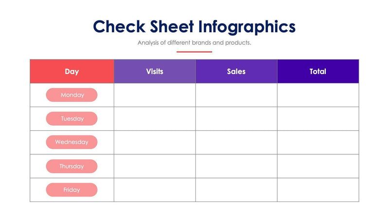 Check Sheet Slides – Infografolio