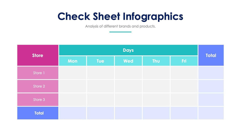 Check Sheet Slides – Infografolio