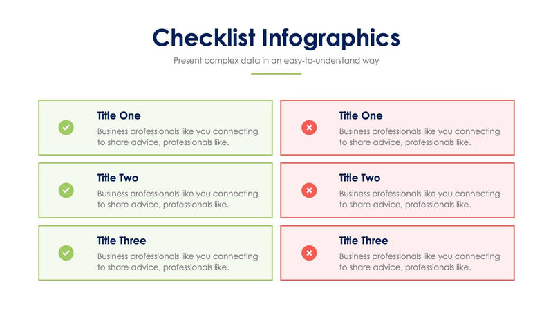 Checklist-Slides | Infografolio
