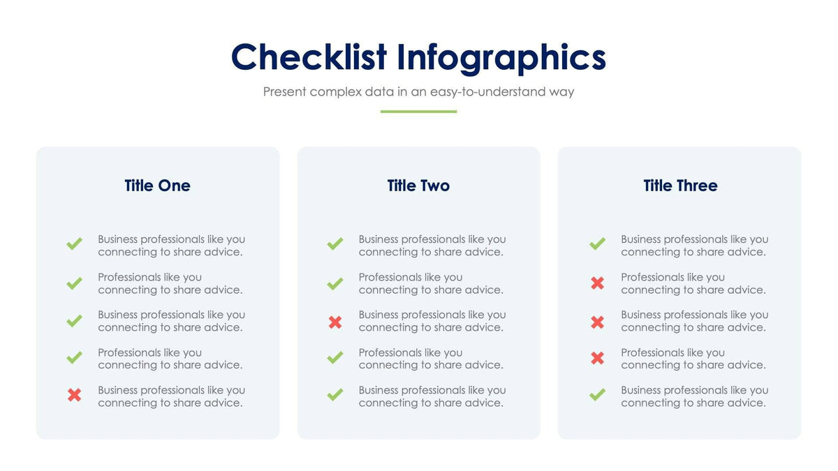 Checklist Slide Infographic Template S02142204 – Infografolio