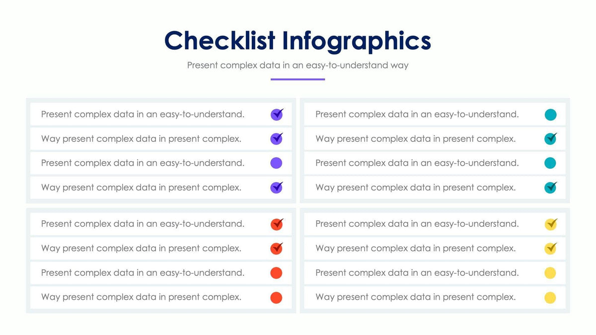 Checklist Slide Infographic Template S02142220 – Infografolio