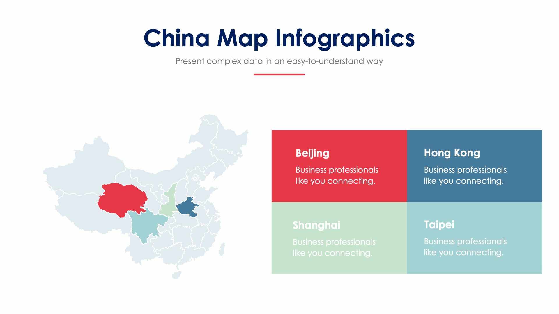China Map Slide Infographic Template S01072210 | Infografolio