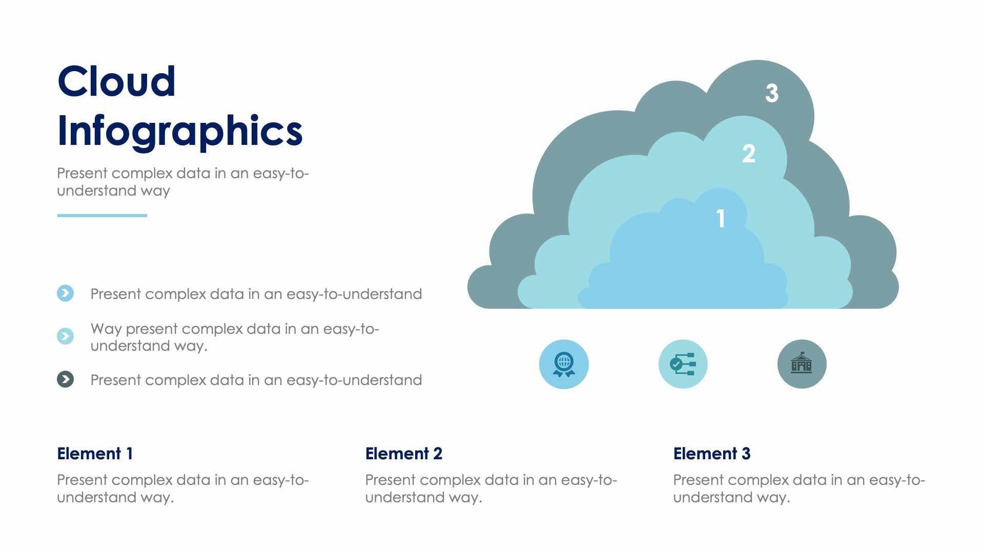 Cloud Slide Infographic Template S12132105 | Infografolio