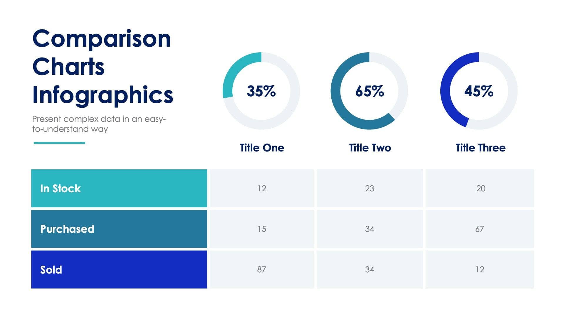 Comparison Charts Slide Infographic Template S05312207 | Infografolio
