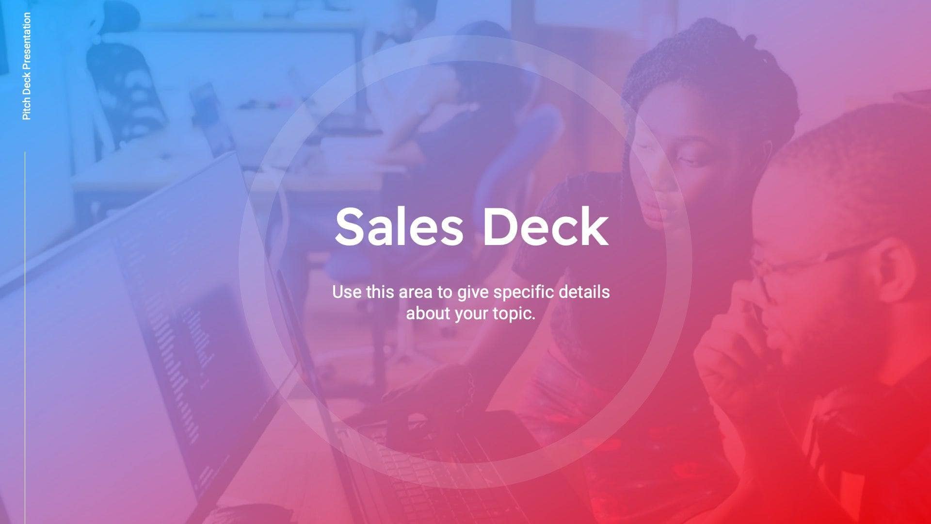 Cover Red and Blue Slide Template S11012201 | Infografolio