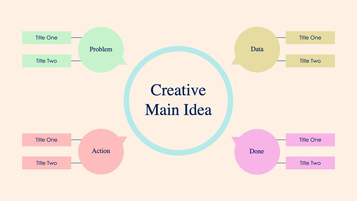 Creative Main Idea Slide Infographic Template S08122216 – Infografolio