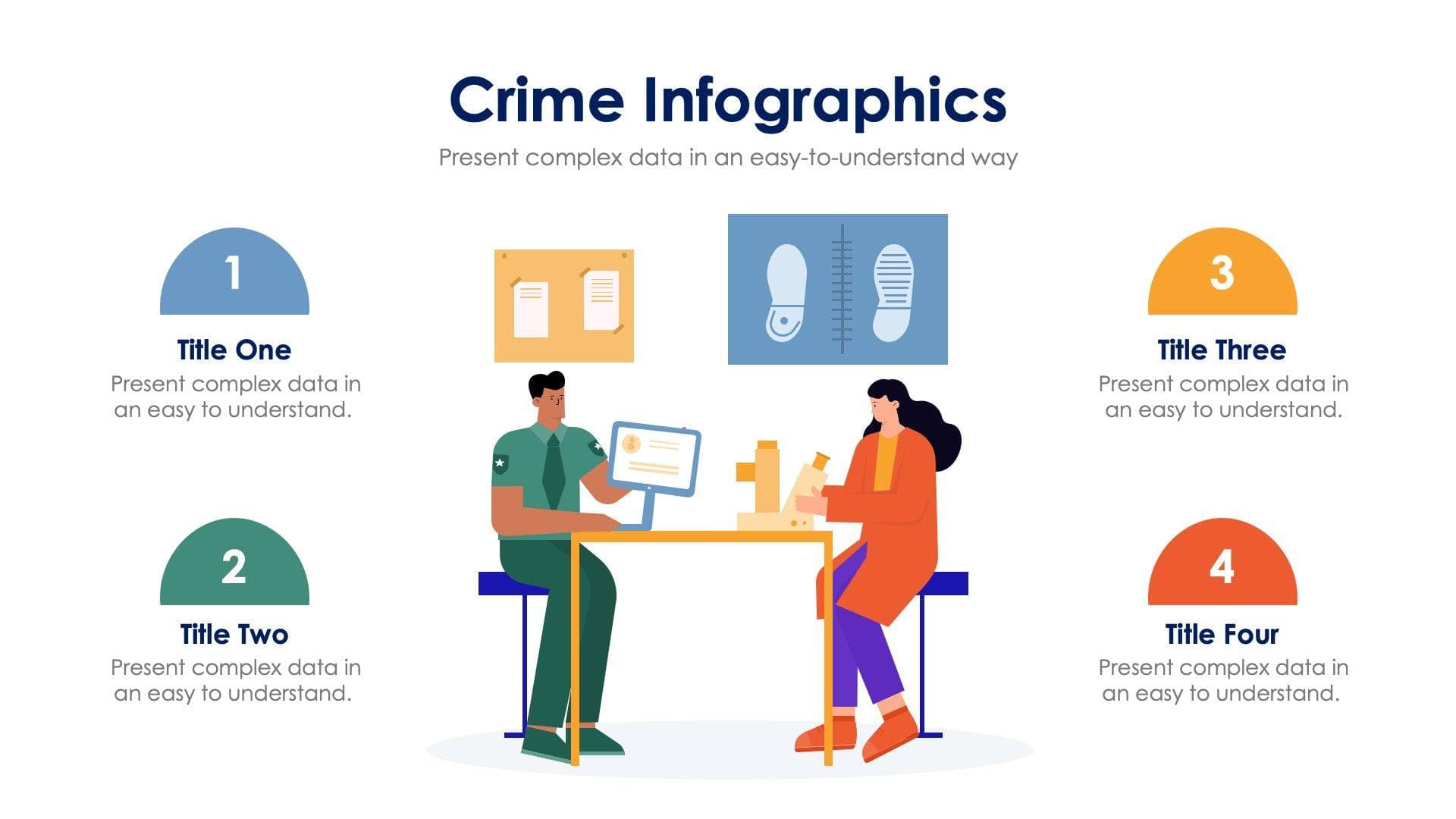 Crime Slide Infographic Template S08172205 | Infografolio