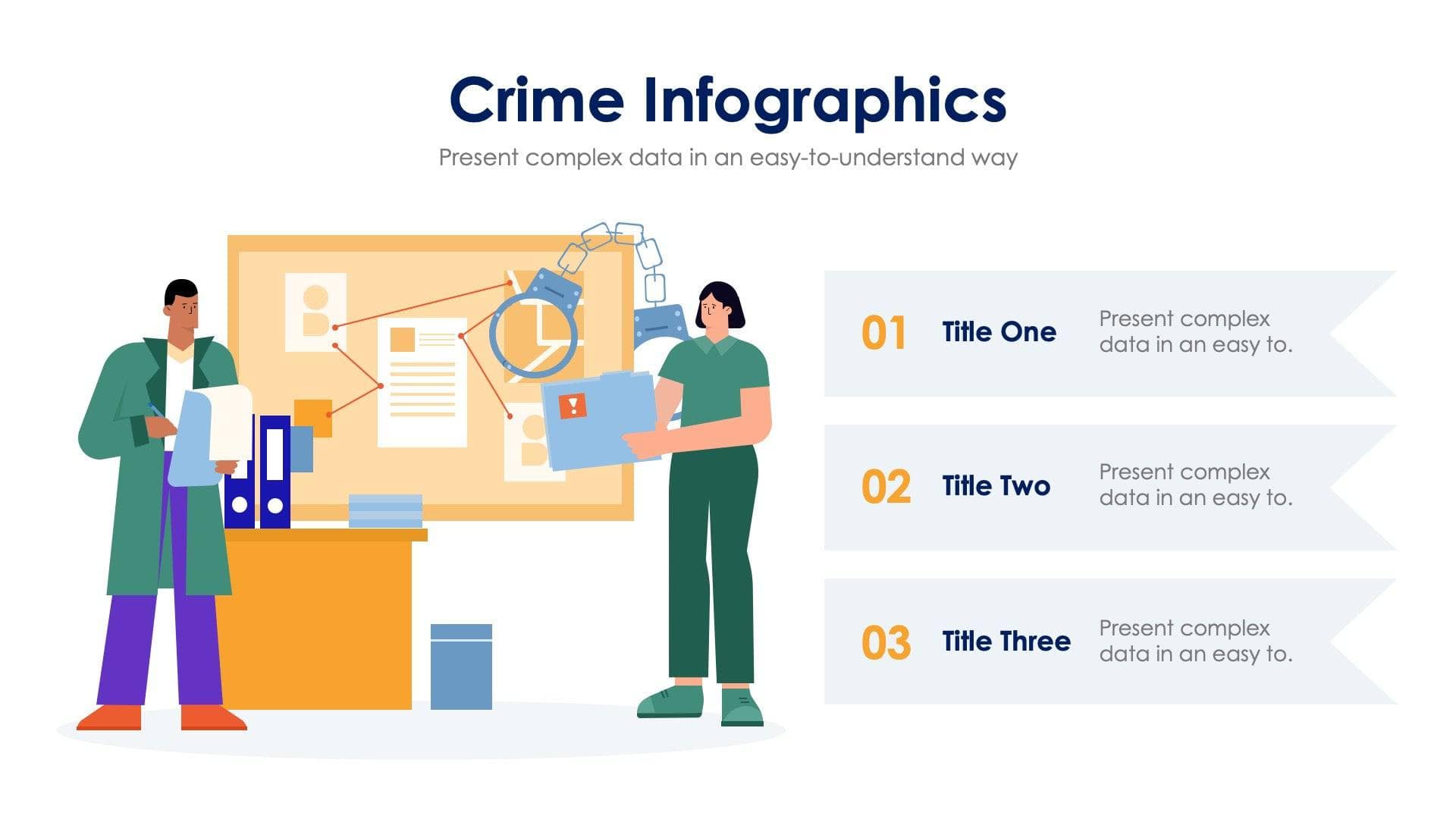 Crime Slide Infographic Template S08172209 | Infografolio