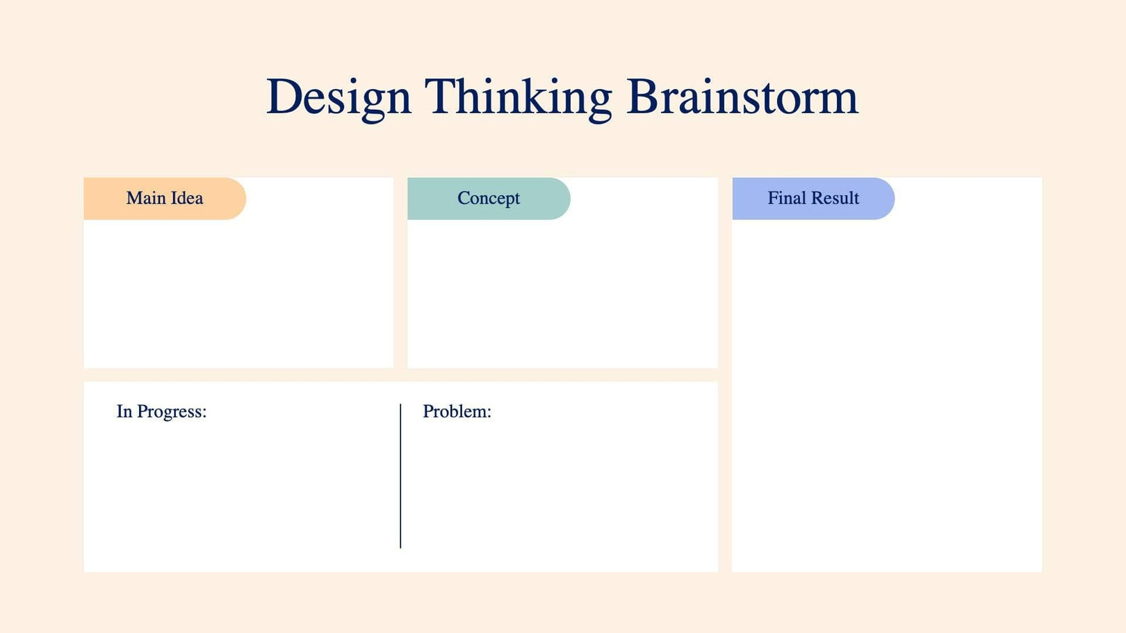 Design Thinking Brainstorm Slide Infographic Template S08122201 ...