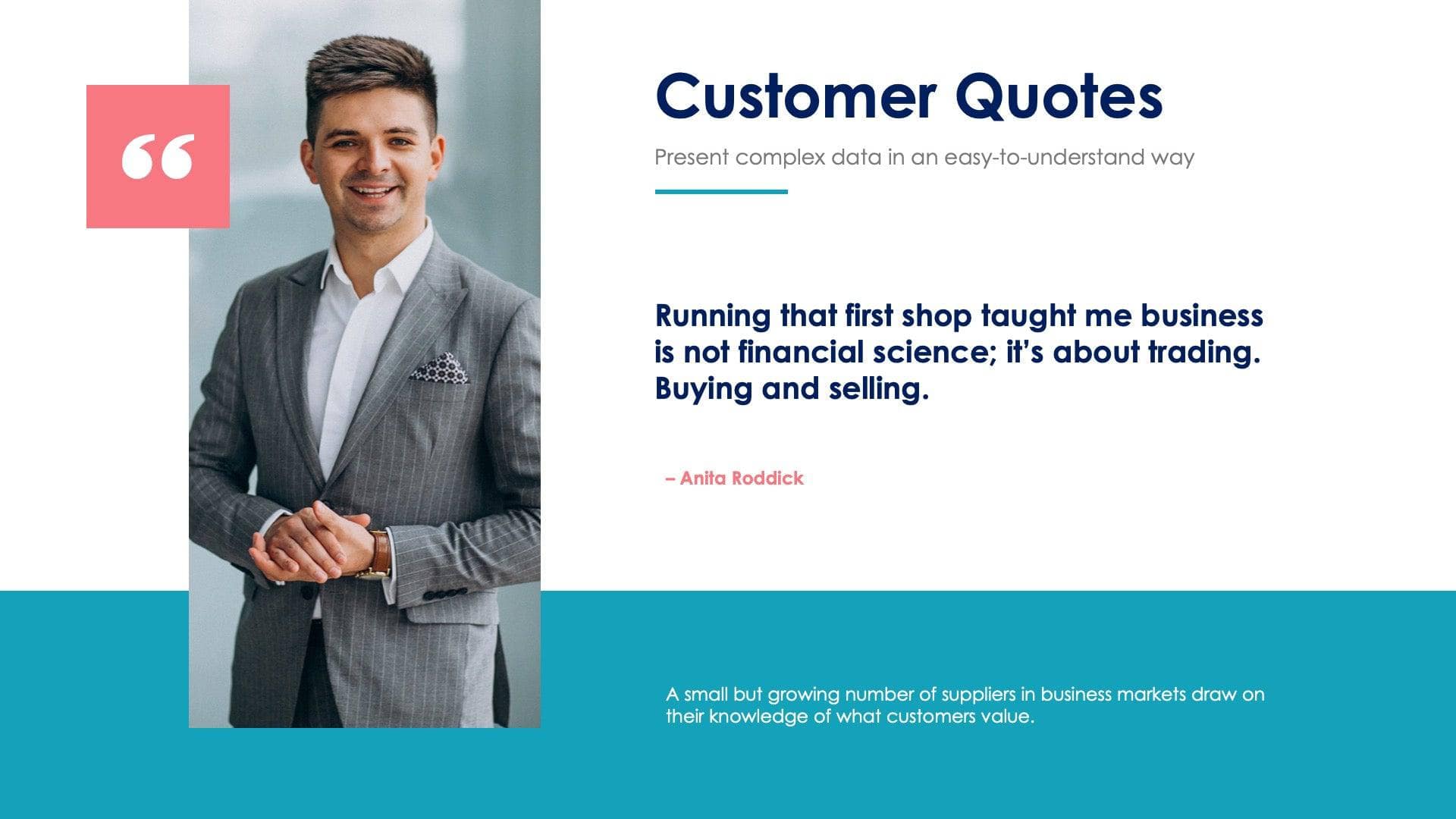 Customer Quotes Slide Infographic Template S06102216 | Infografolio