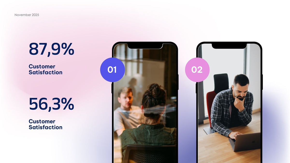 Customer Satisfaction Slide Template S10122201 – Infografolio