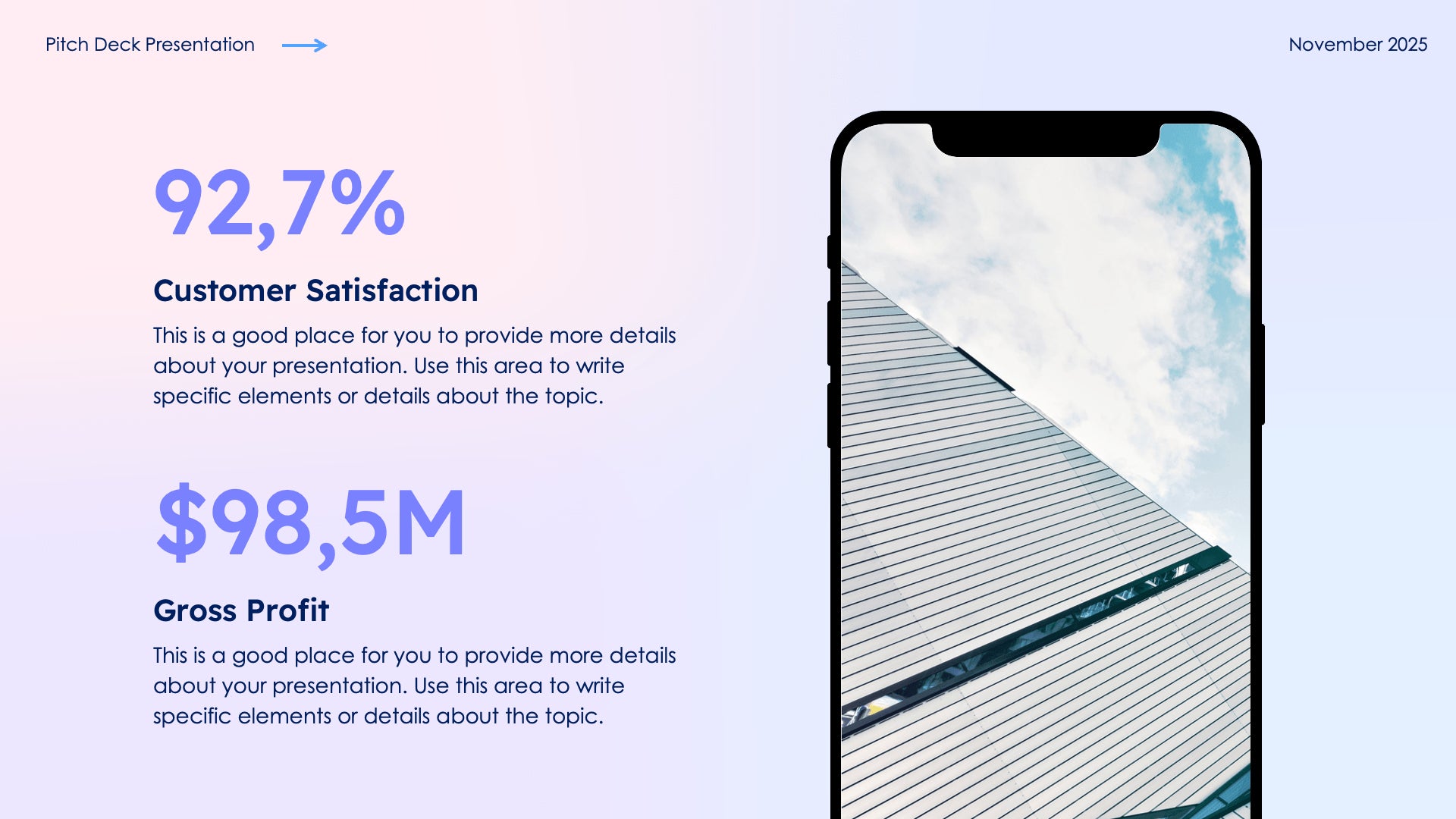 Customer Satisfaction Slide Template S10172204 | Infografolio