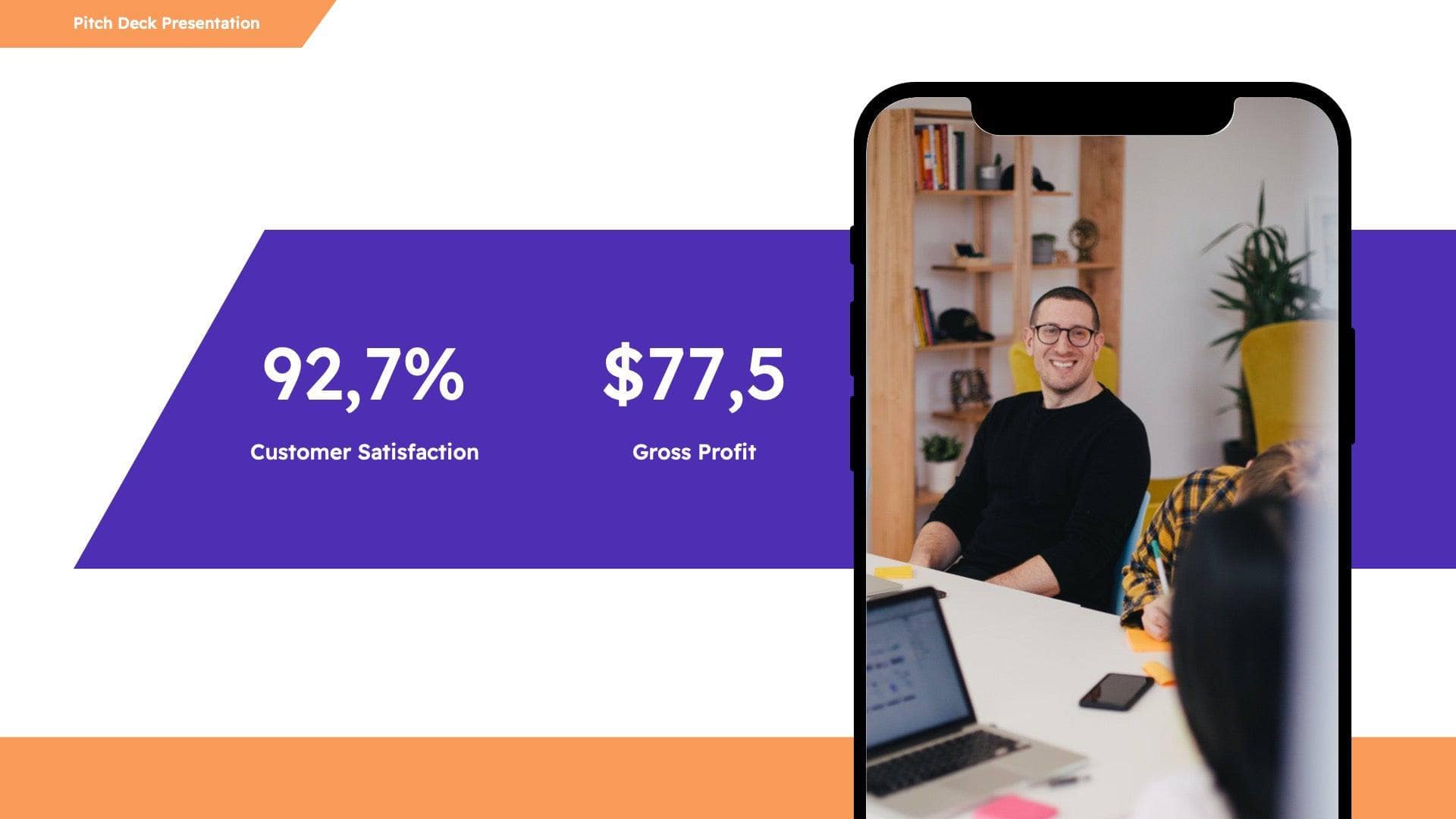 Customer Satisfaction Slide Template S10172208 | Infografolio