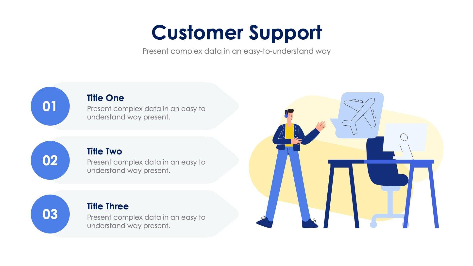 Customer Support Slide Infographic Template S08242205 | Infografolio