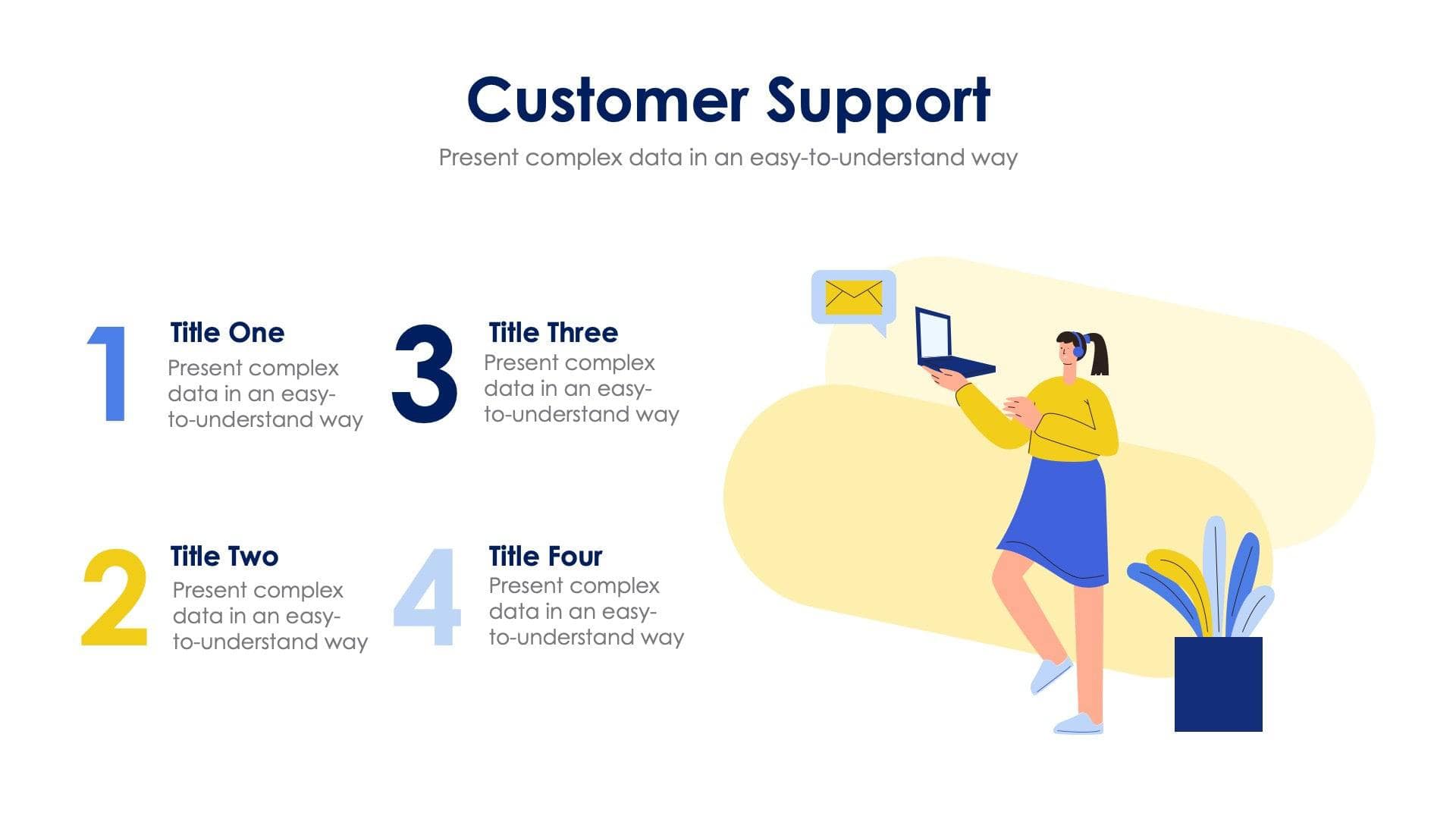 Customer Support Slide Infographic Template S08242207 | Infografolio