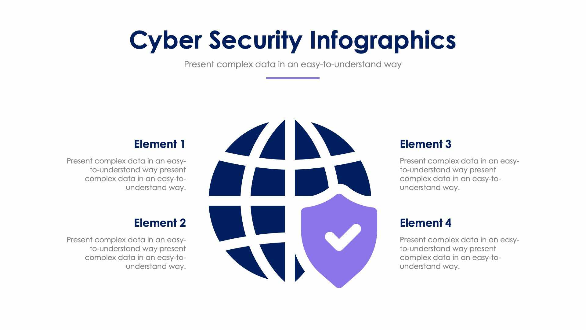 Cybersecurity Slide Infographic Template S12202101 | Infografolio